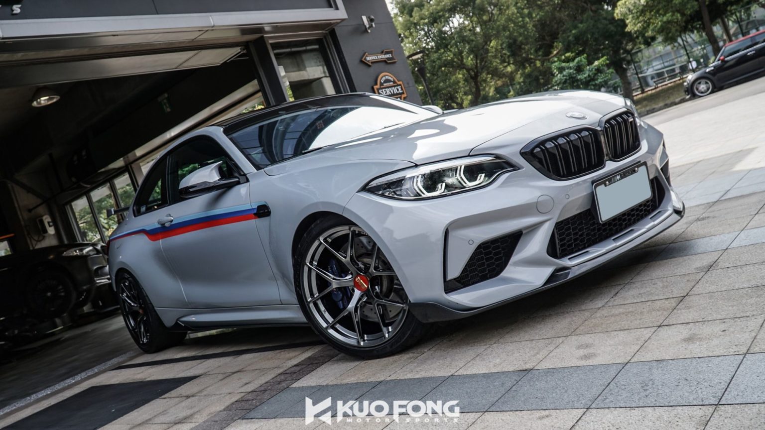 BMW M2 Competition F87 White BBS FI-R | Wheel Front