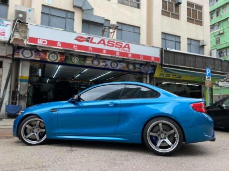 BMW M2 F87 Blue Advan GT Beyond