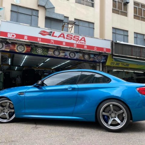 BMW M2 F87 Blue Advan GT Beyond | Wheel Front