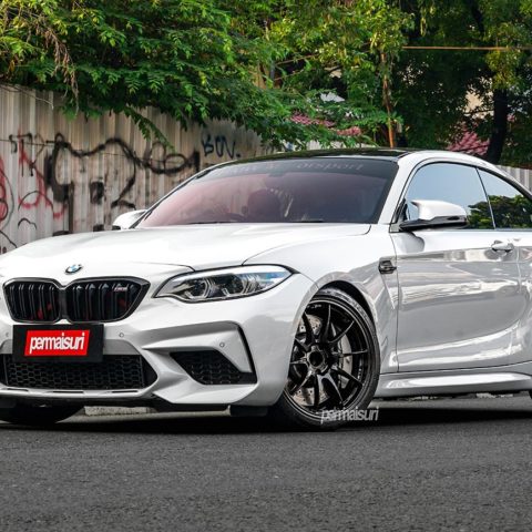 BMW M2 Competition F87 White TWS Forged Motorsport RS317 | Wheel Front
