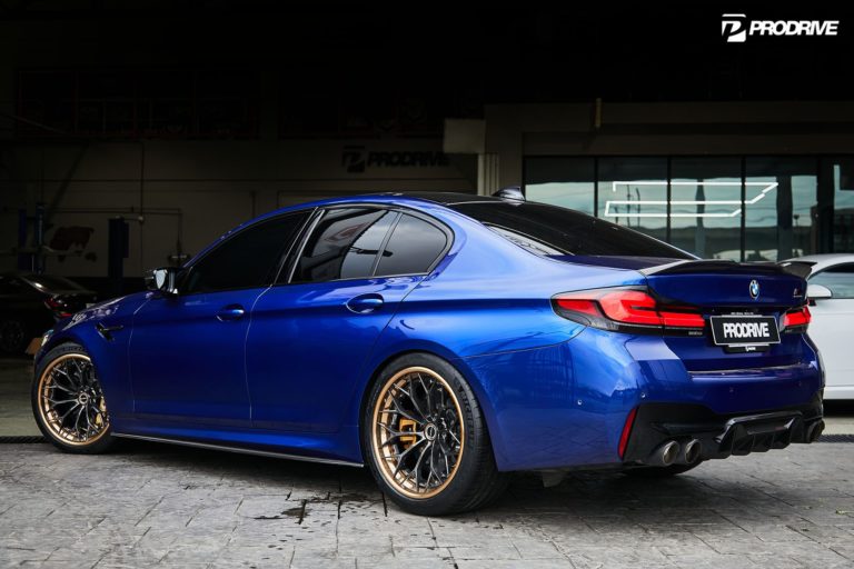 BMW M5 F90 Blue Brixton Forged CM6-R Targa | Wheel Front