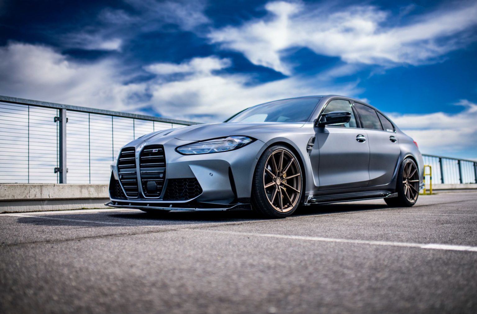 BMW M3 G80 Grey Japan Racing SL02 | Wheel Front