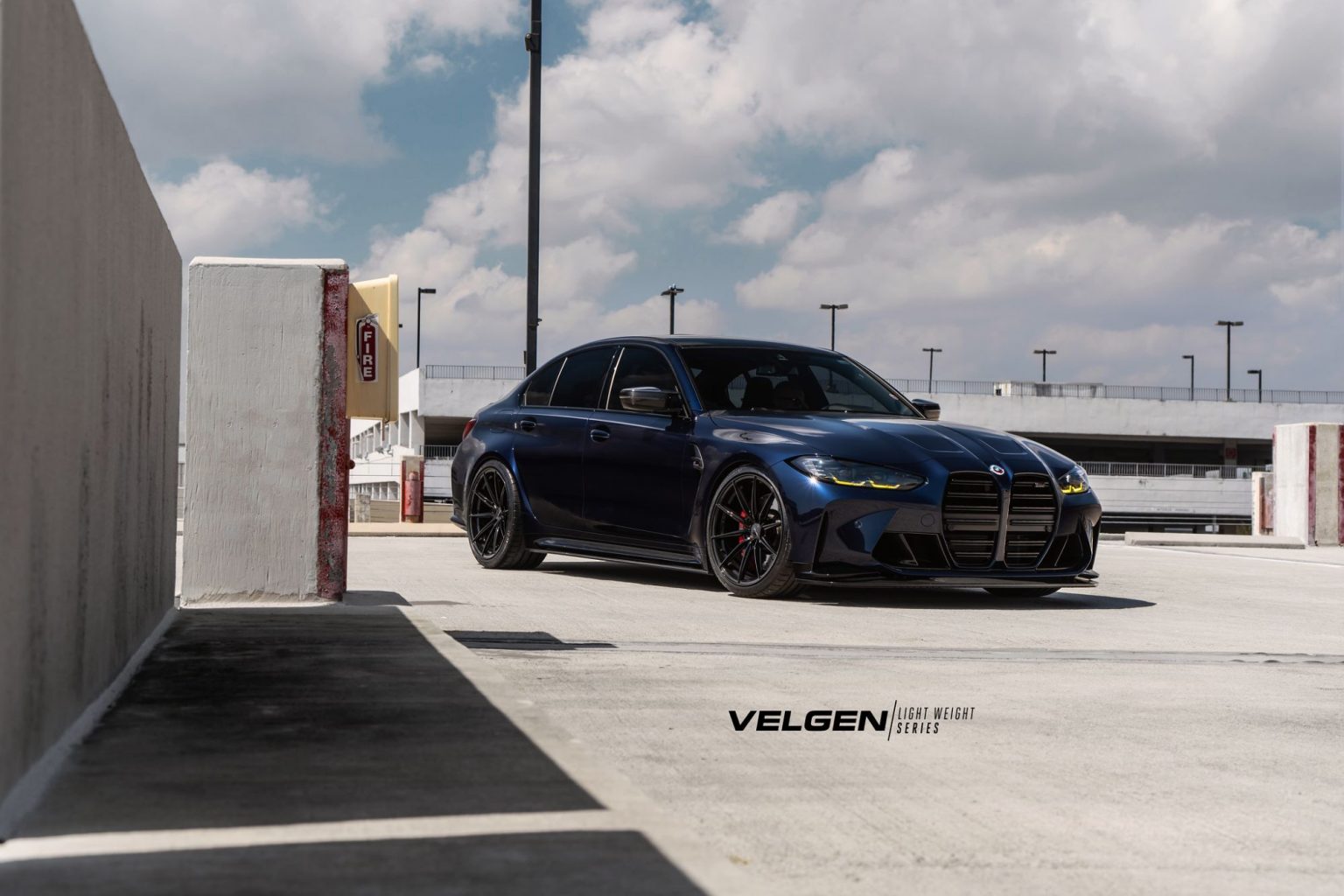 BMW M3 G80 Blue Velgen VF10 | Wheel Front