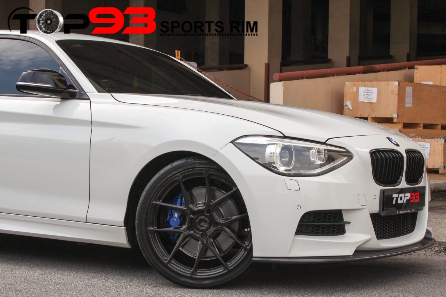 BMW M135i F20 White BC Forged EH181 | Wheel Front