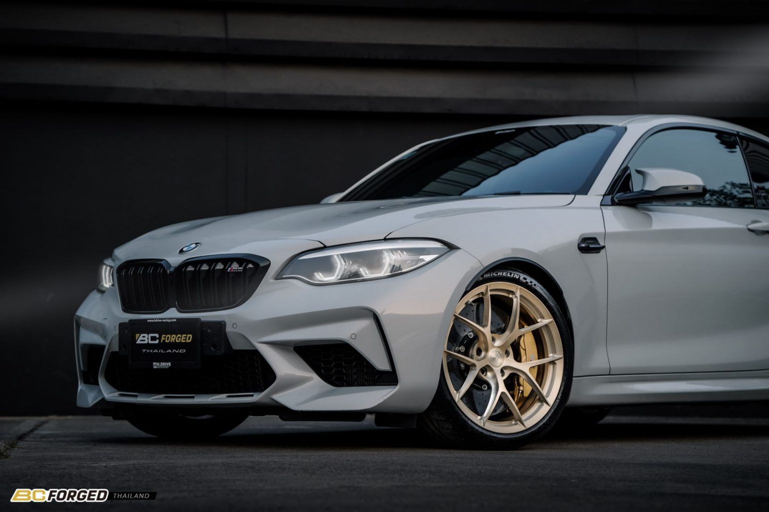 BMW M2 Competition F87 White BC Forged KL01 | Wheel Front