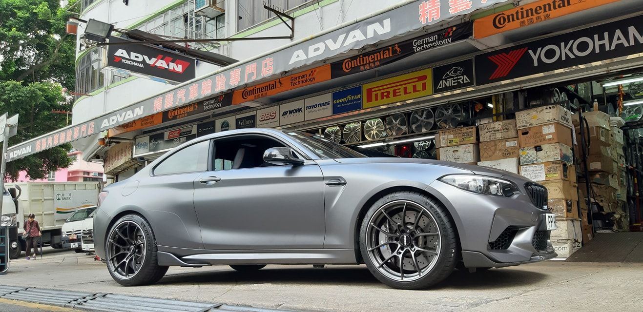 BMW M2 Competition F87 Grey Rays Volk G025 | Wheel Front
