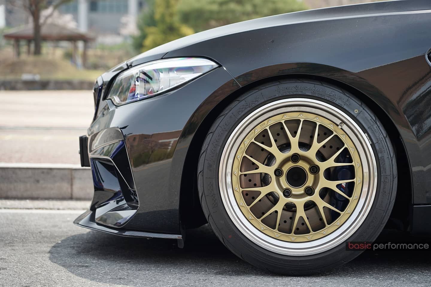 BMW M2 Competition F87 Black with Gold BBS E88