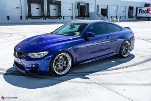 BMW M4 CS F82 Blue with Gunmetal BBS LM-R | Wheel Front