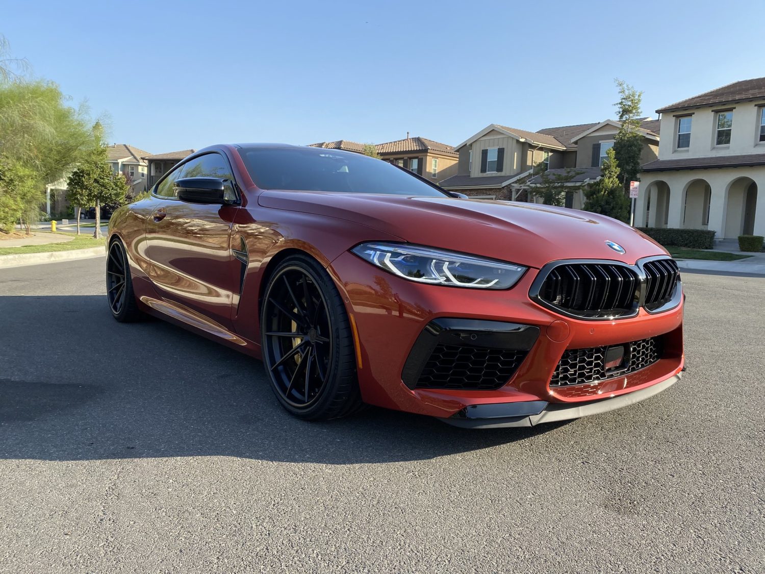 BMW M8 F92 Motegi Red ANRKY AN38 | Wheel Front
