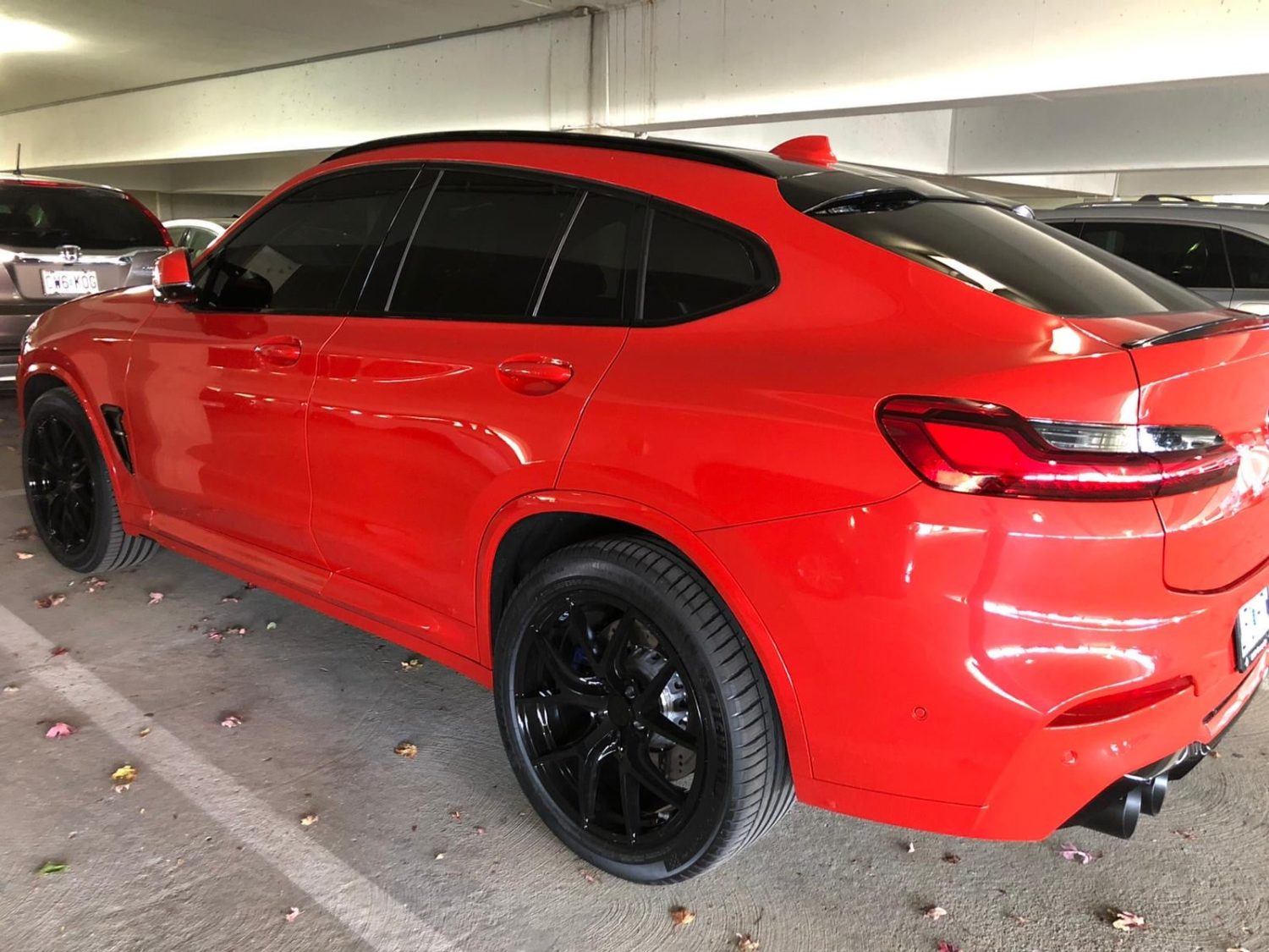 BMW X4M Competition Red Zito ZF05 | Wheel Front