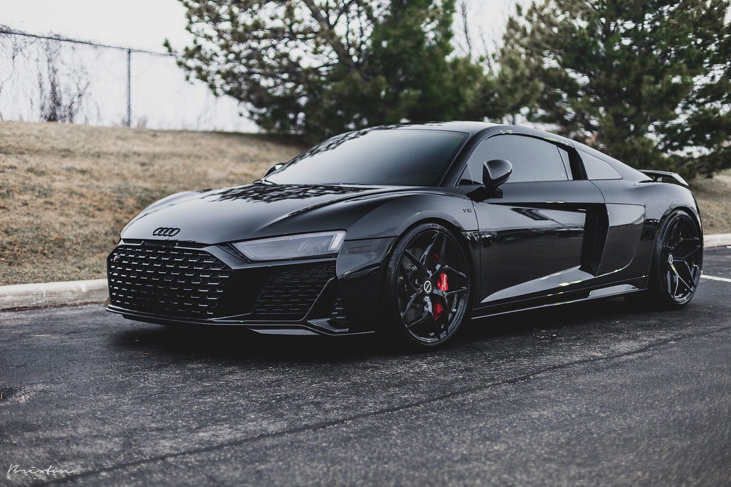 Audi R8 Black Brixton Forged PF5 Ultrasport+ | Wheel Front