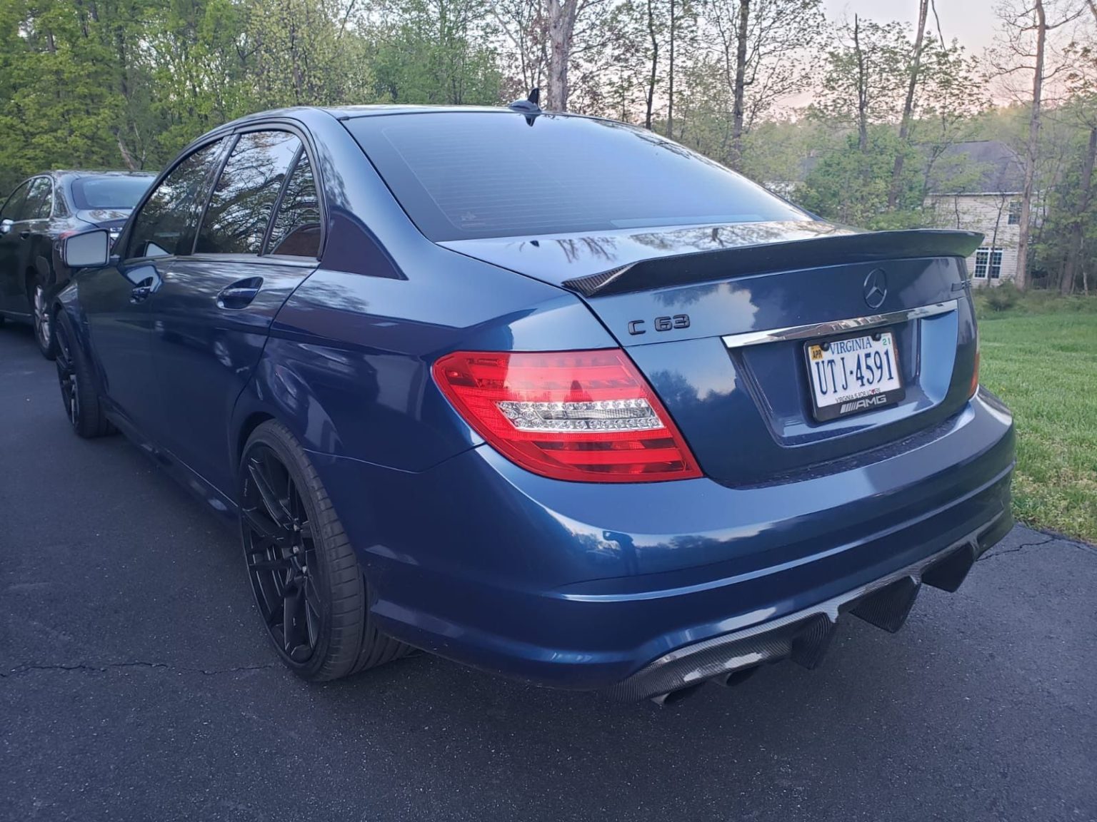 Mercedes-Benz C63 AMG W204 Blue Zito ZFX | Wheel Front