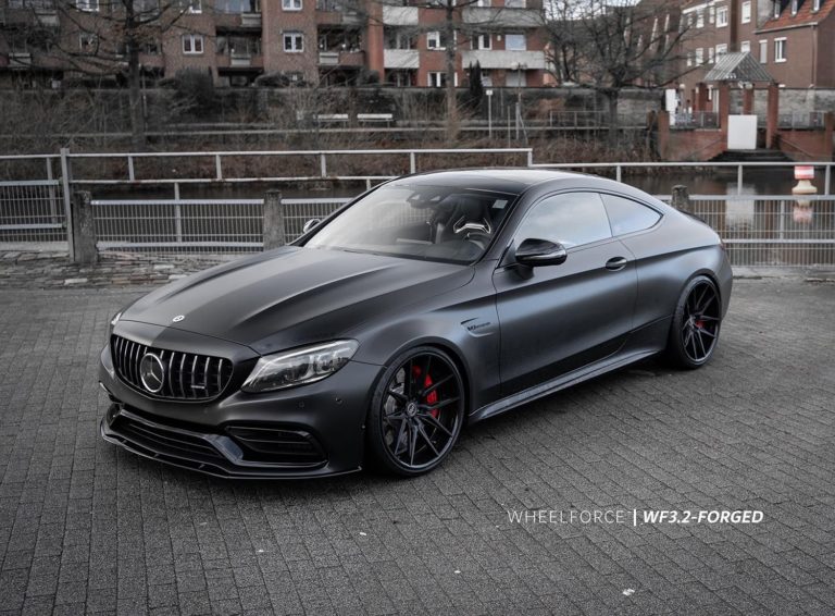 Mercedes-Benz C63S AMG Coupe W205 Black Wheelforce WF3.2 | Wheel Front