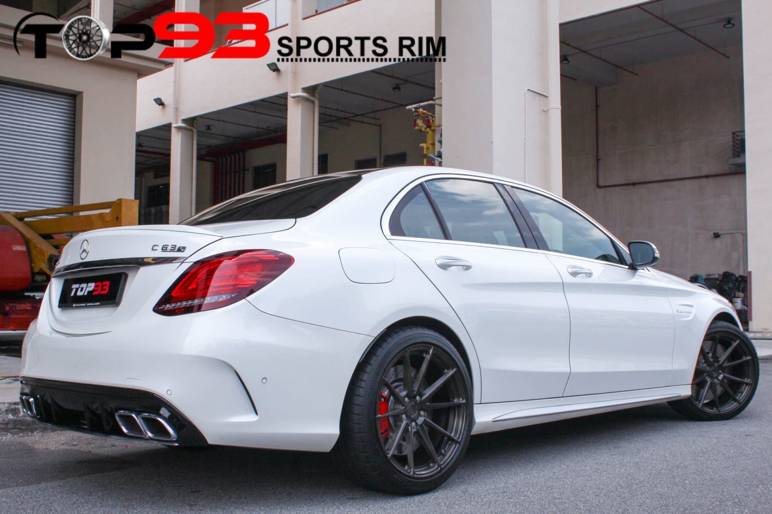 Mercedes-Benz C63S AMG W205 White BC Forged EH173 | Wheel Front
