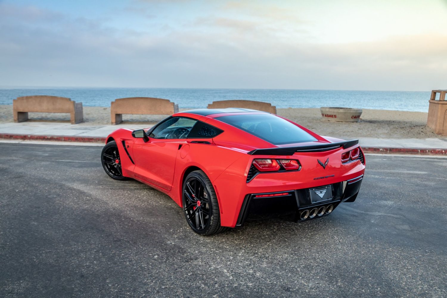 Chevrolet Corvette C7 Stingray Red Vorsteiner V-FF 112 | Wheel Front