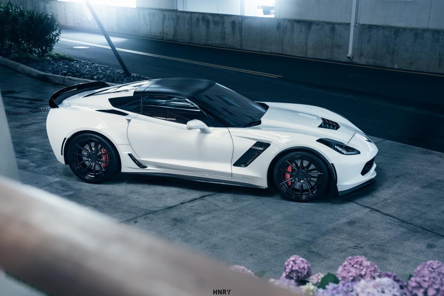 Chevrolet Corvette C7 Z06 White BC Forged HCA162 | Wheel Front