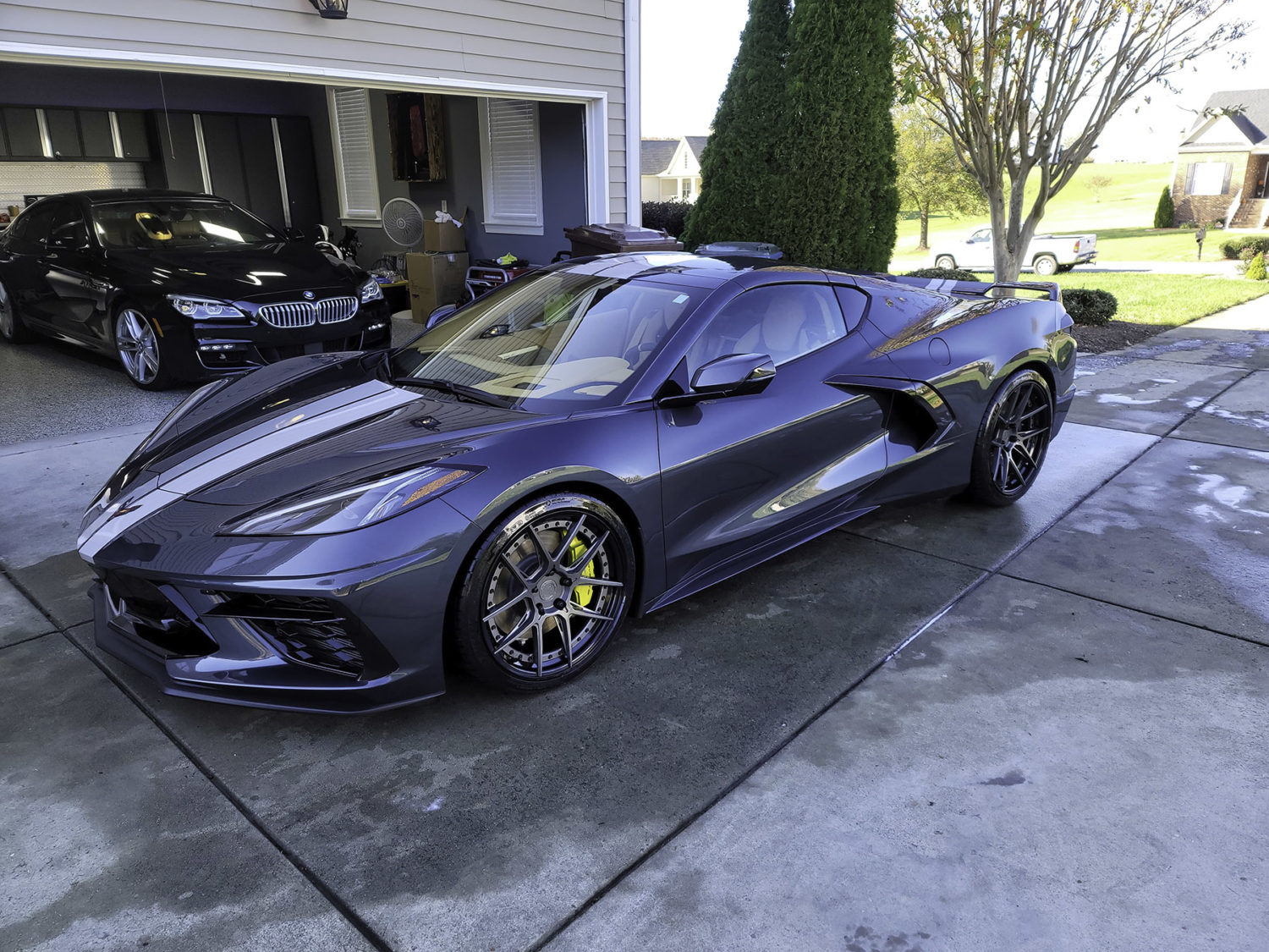 Chevrolet Corvette C8 Stingray Grey BC Forged HCA381S | Wheel Front