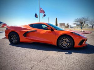 Chevrolet Corvette C8 Stingray Orange Niche Methos M195 | Wheel Front
