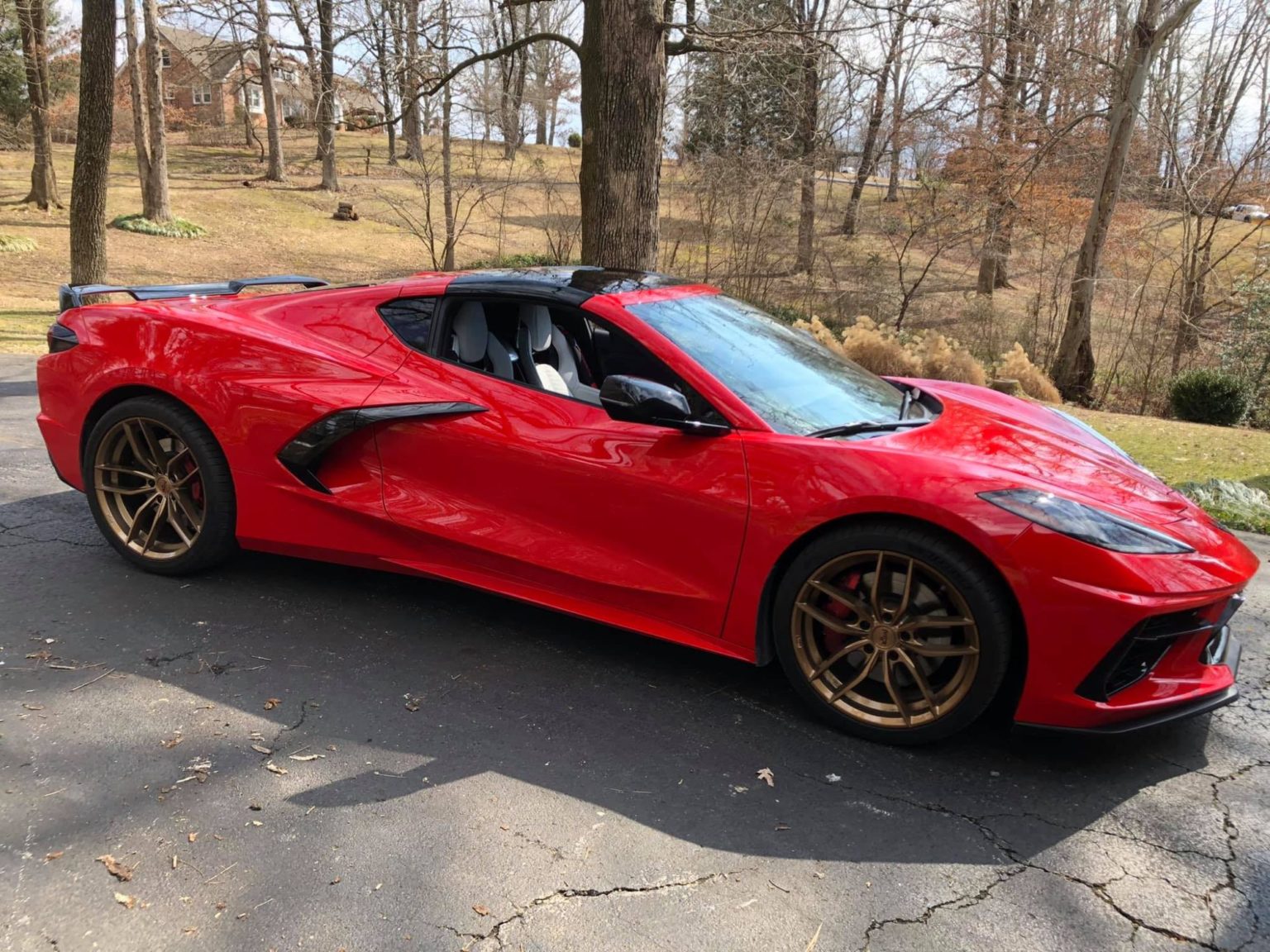 Chevrolet Corvette C8 Stingray Red Niche Vosso M202 | Wheel Front