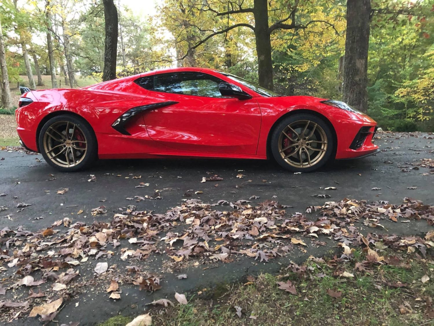 Chevrolet Corvette C8 Stingray Red Niche Vosso M202 | Wheel Front
