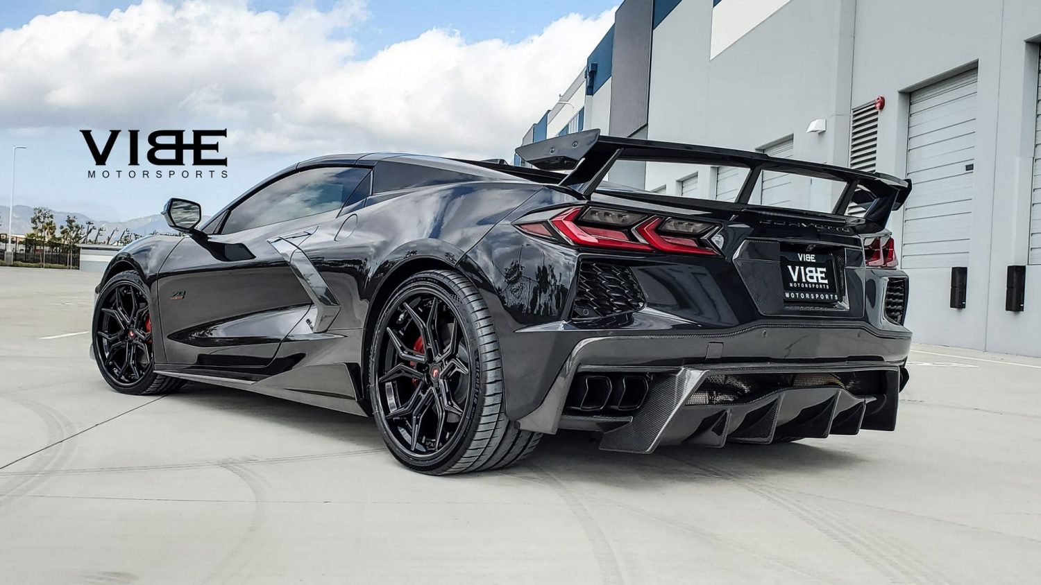 Chevrolet Corvette C8 Stingray Black Vossen EVO-3R | Wheel Front