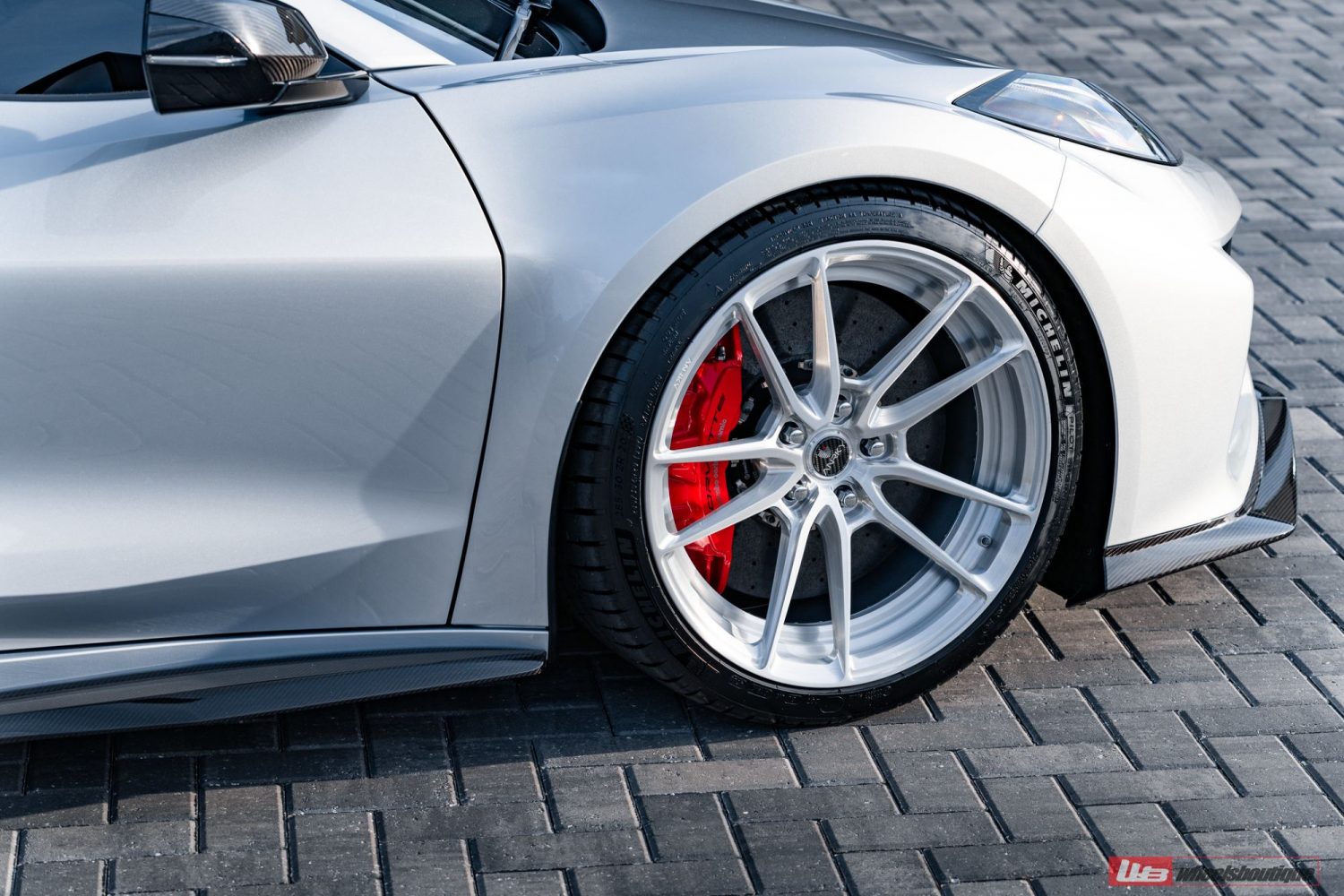 Chevrolet Corvette C8 Z06 Silver ANRKY AN24 | Wheel Front