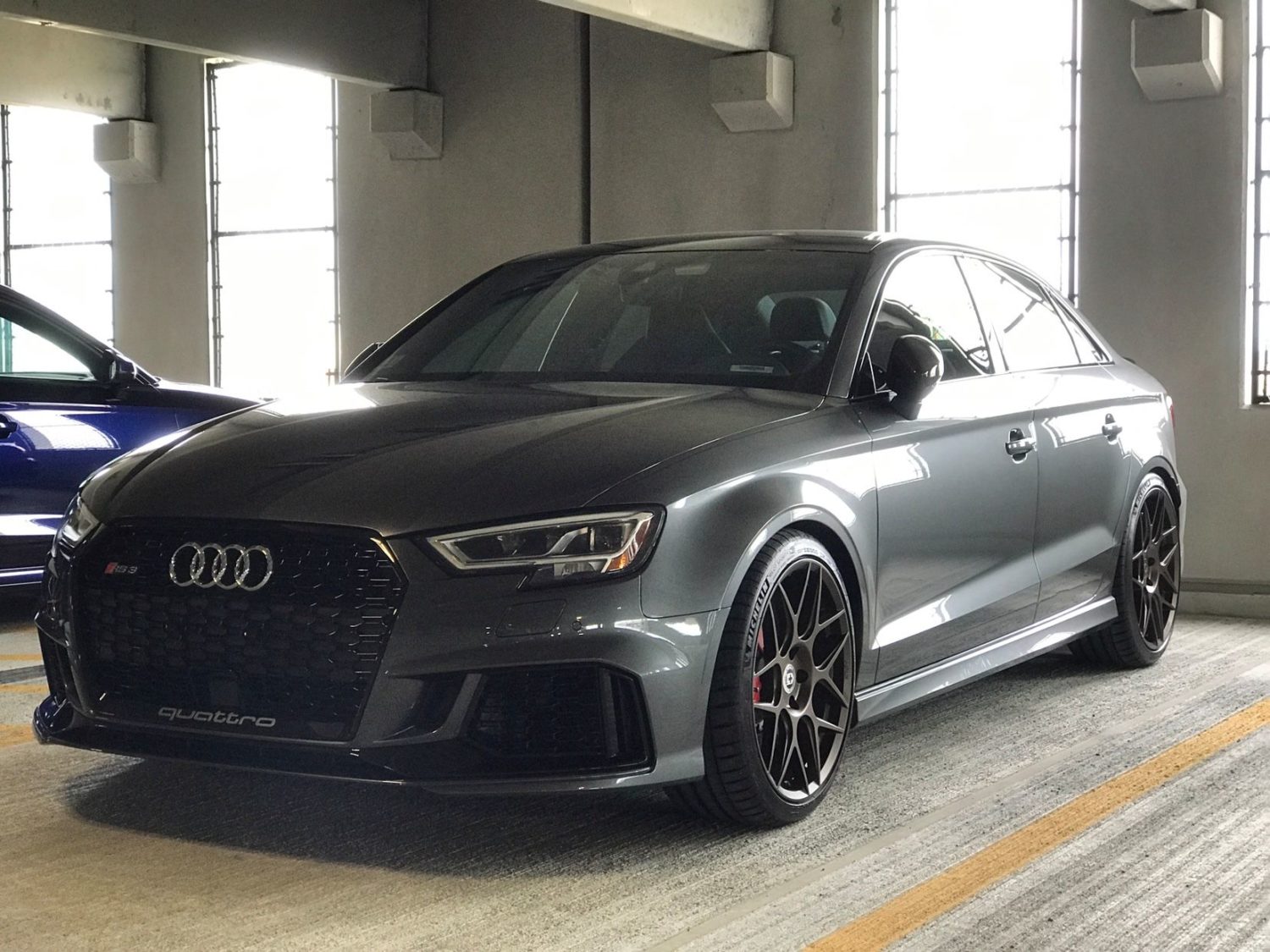 Audi RS3 8V Sedan Grey HRE FF01 | Wheel Front