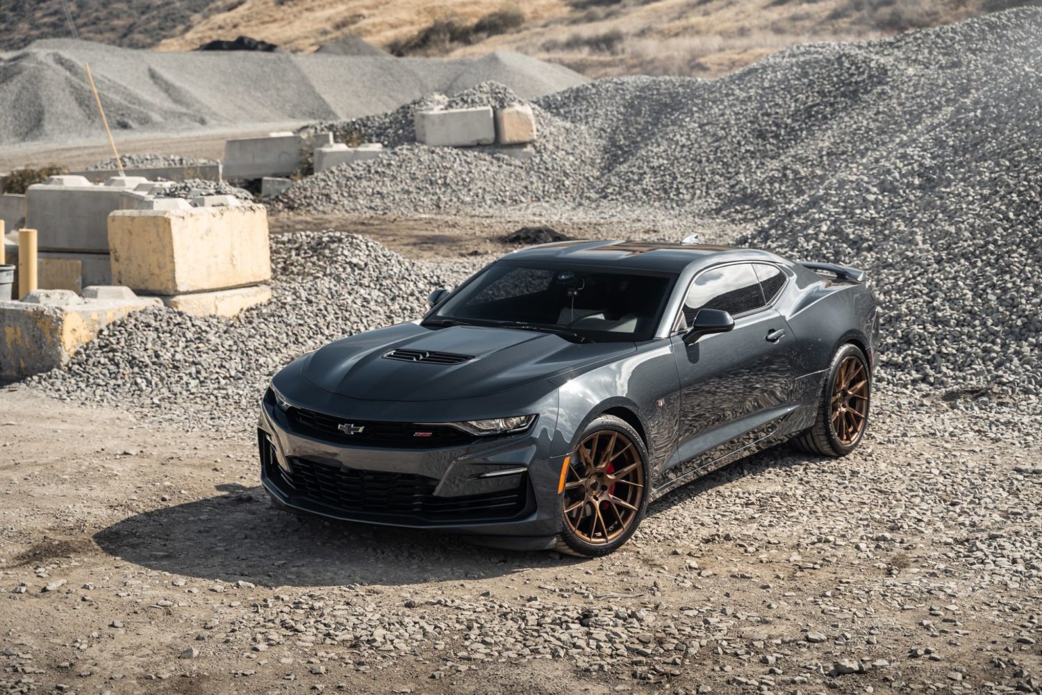 Chevrolet Camaro SS 6th Gen Grey Blaque Diamond BD-F18 | Wheel Front