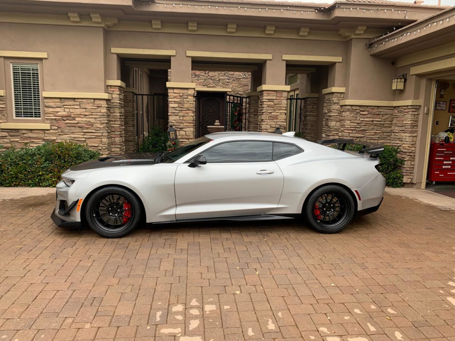 Chevrolet Camaro ZL1 6th Gen Silver BC Forged TD01 | Wheel Front