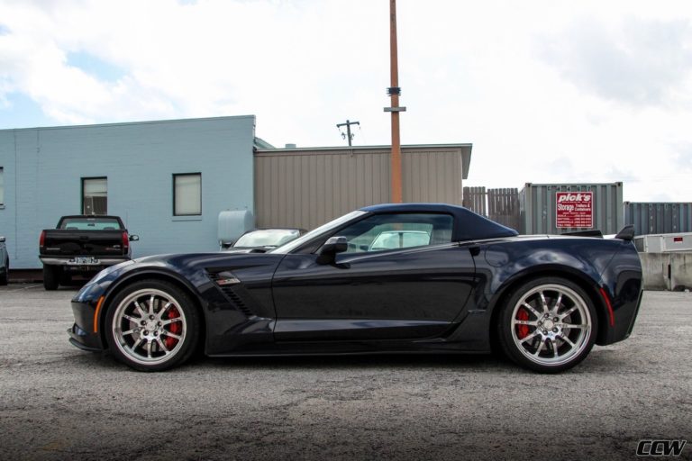 Chevrolet Corvette C7 Z06 Black CCW SP100 | Wheel Front