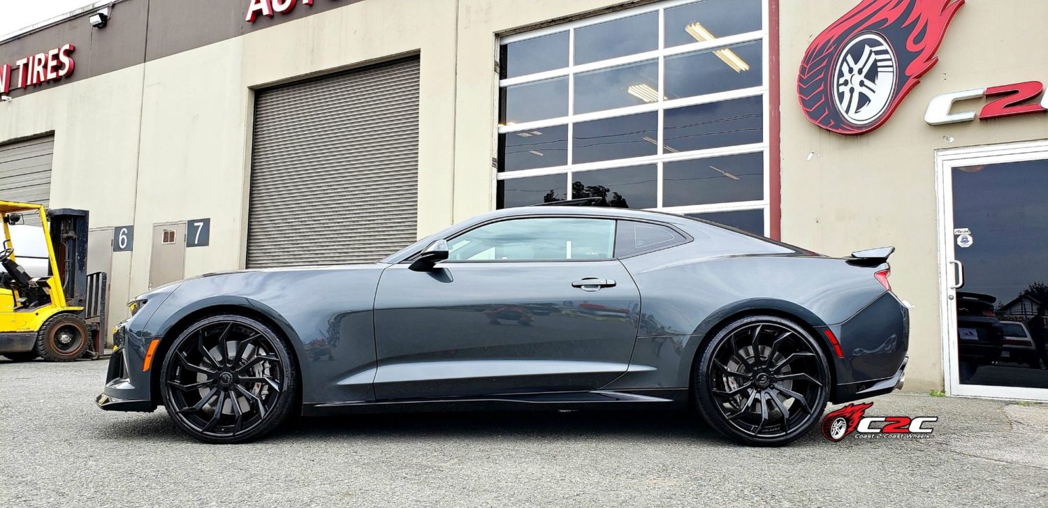 Chevrolet Camaro ZL1 6th Gen Grey Forgiato Navaja-ECX | Wheel Front