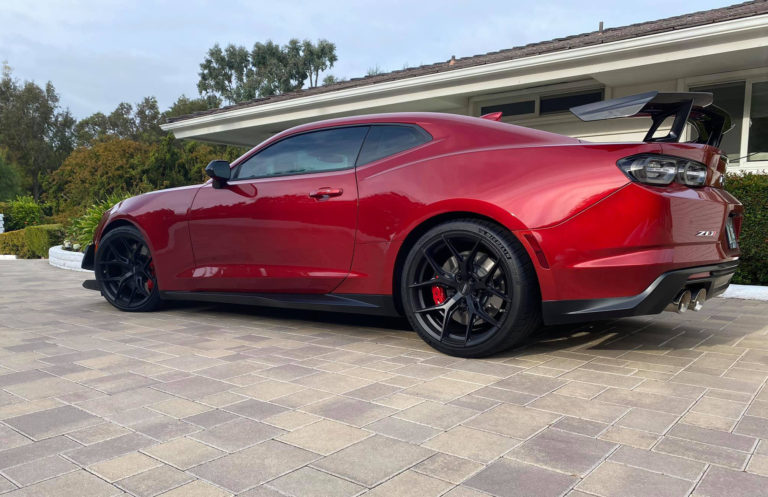 Chevrolet Camaro ZL1 6th Gen Red Vossen HF-5 | Wheel Front