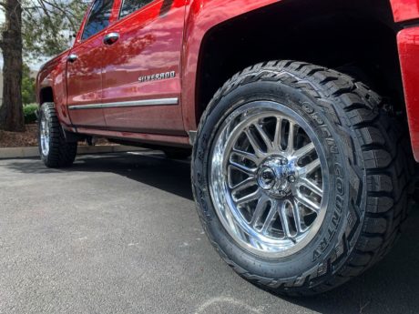 2019 Chevrolet Silverado Red Fuel Off-Road Ignite D721 | Wheel Front