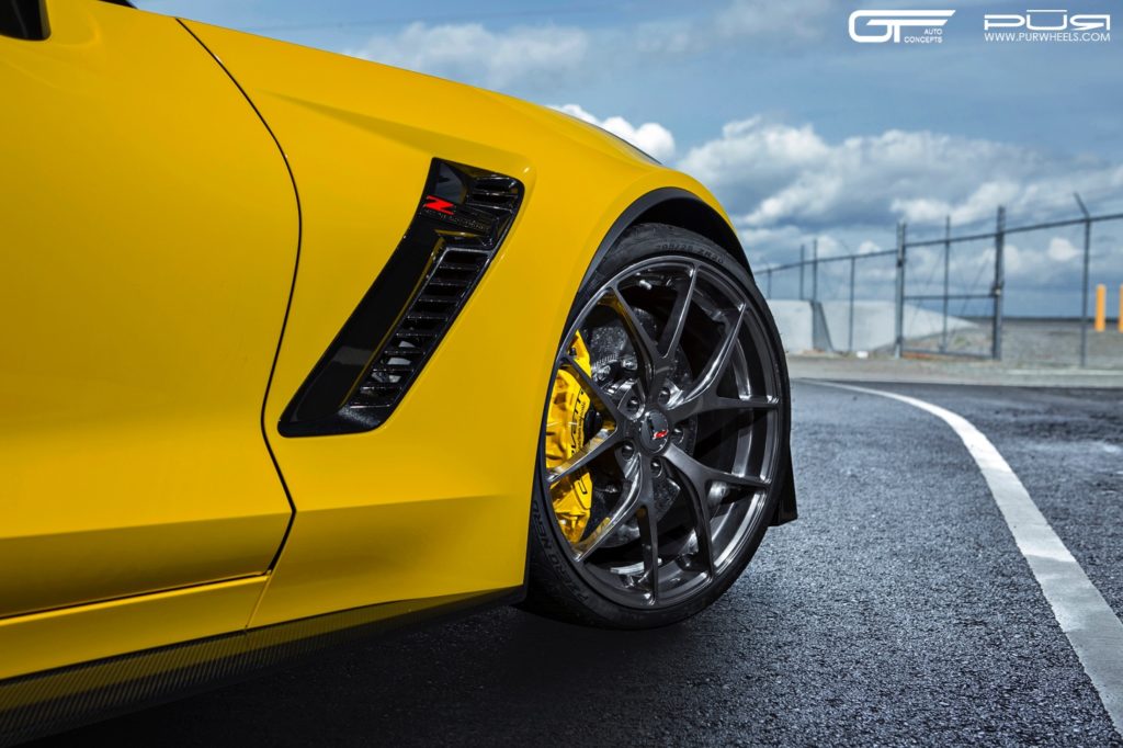 Chevrolet Corvette C7 Z06 Yellow PUR 4OUR | Wheel Front