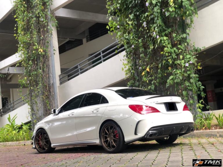 Mercedes-Benz CLA45 AMG C117 White Rays Volk ZE40 | Wheel Front