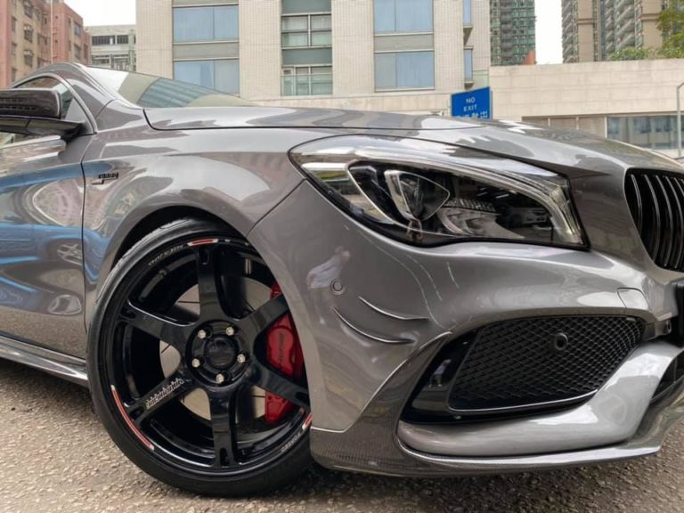 Mercedes-Benz CLA45 AMG C117 Grey Rays Volk TE037 6061 REDOT | Wheel Front