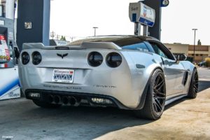 Chevrolet Corvette C6 Silver Forgestar F14 | Wheel Front
