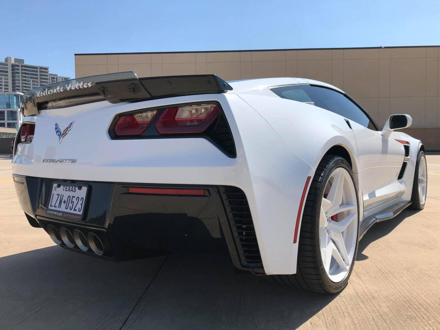 Chevrolet Corvette C7 Grand Sport White MRR M755 | Wheel Front