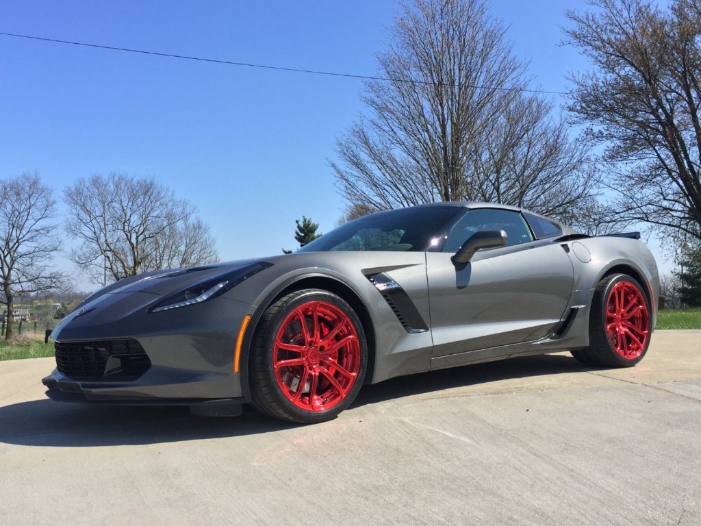 Chevrolet Corvette C7 Z06 Grey Velos S4 2PC | Wheel Front