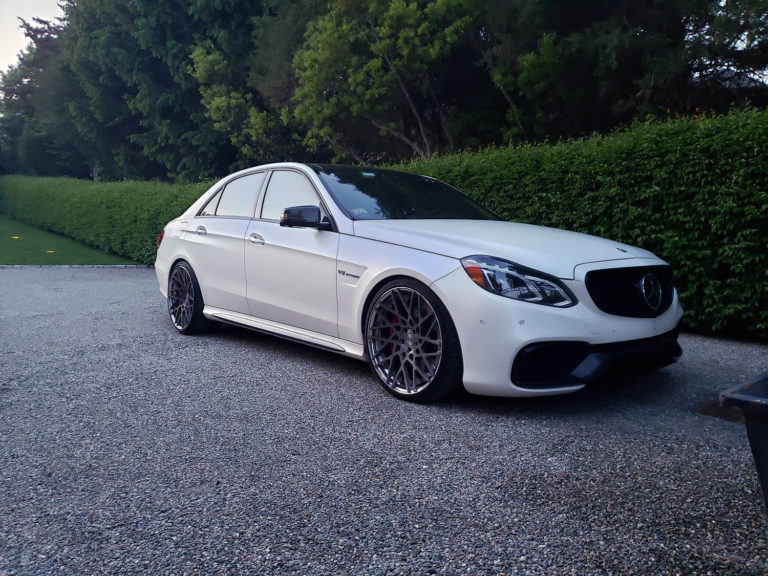 Mercedes-Benz E63S AMG W212 White Rotiform BLQ-T Forged | Wheel Front