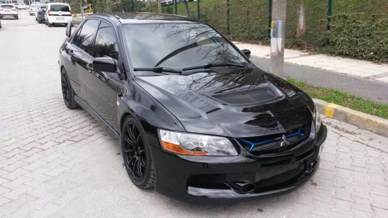 Mitsubishi Evolution IX Black Advan RS2 Wheel | Wheel Front
