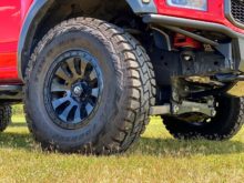 Ford F-150 Raptor Red Fuel Off-Road Tactic D630 | Wheel Front