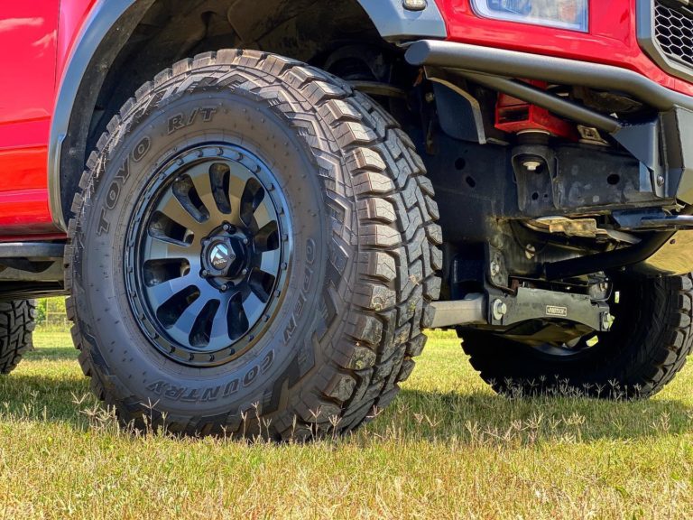 Ford F-150 Raptor Red Fuel Off-Road Tactic D630 | Wheel Front
