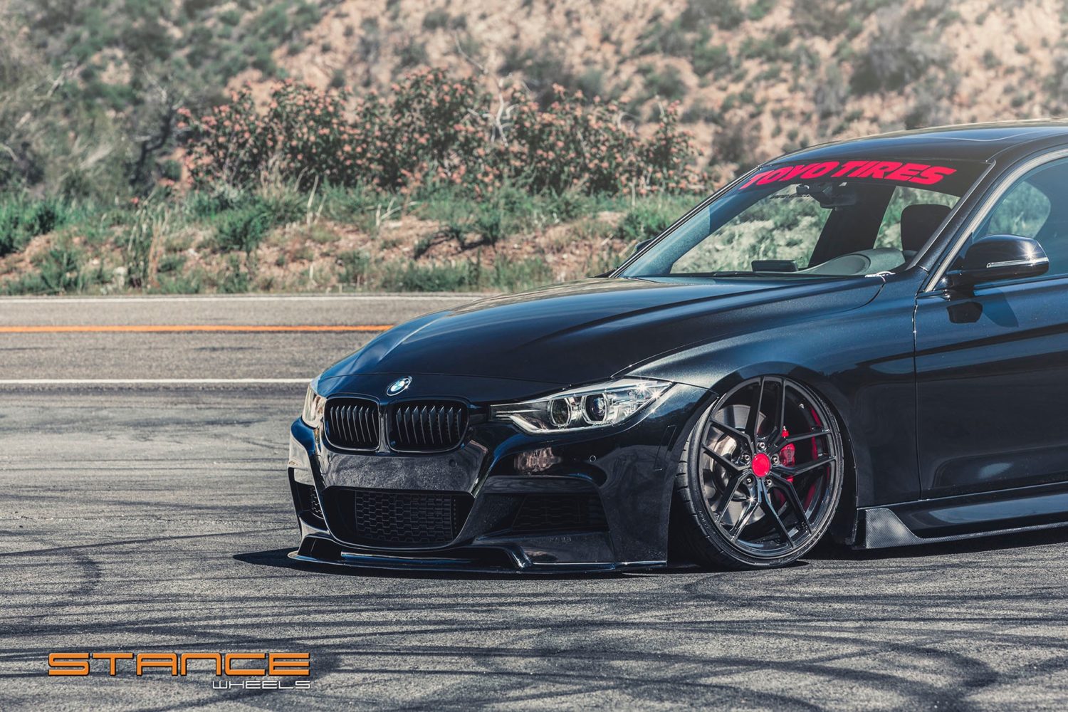 BMW 3 series F30 Black Stance SF03 | Wheel Front