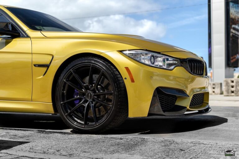 BMW M3 F80 Yellow Velgen VF5 | Wheel Front