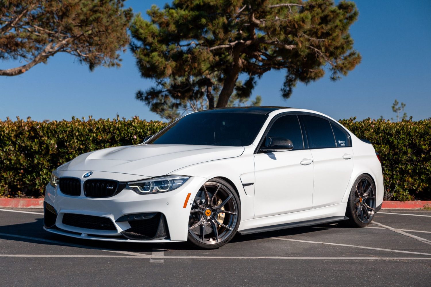 BMW M3 F80 White Vorsteiner VPX-101 | Wheel Front