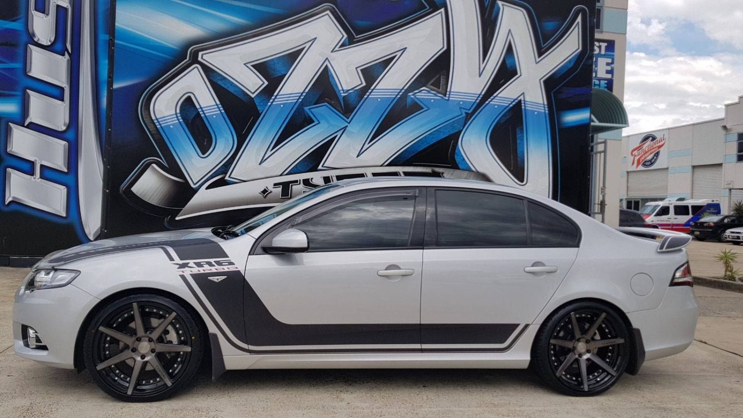 Ford Falcon FG XR6 Turbo Silver with Vertini Dynasty Aftermarket Wheels ...