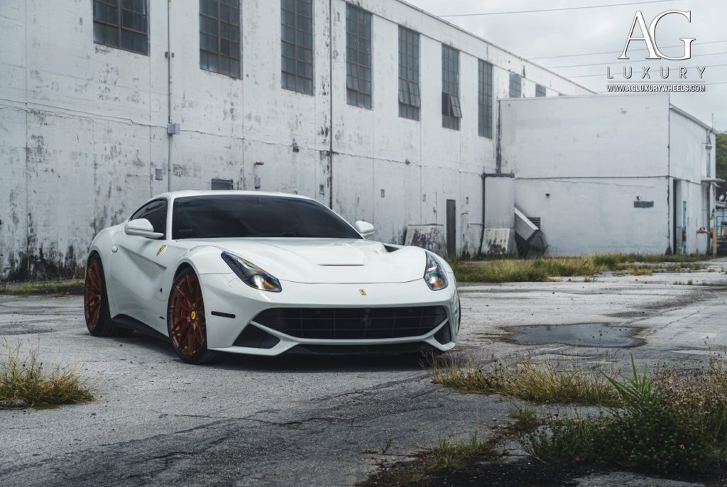 Ferrari F12 White AG Luxury AGL40 DUAL BLOCK | Wheel Front