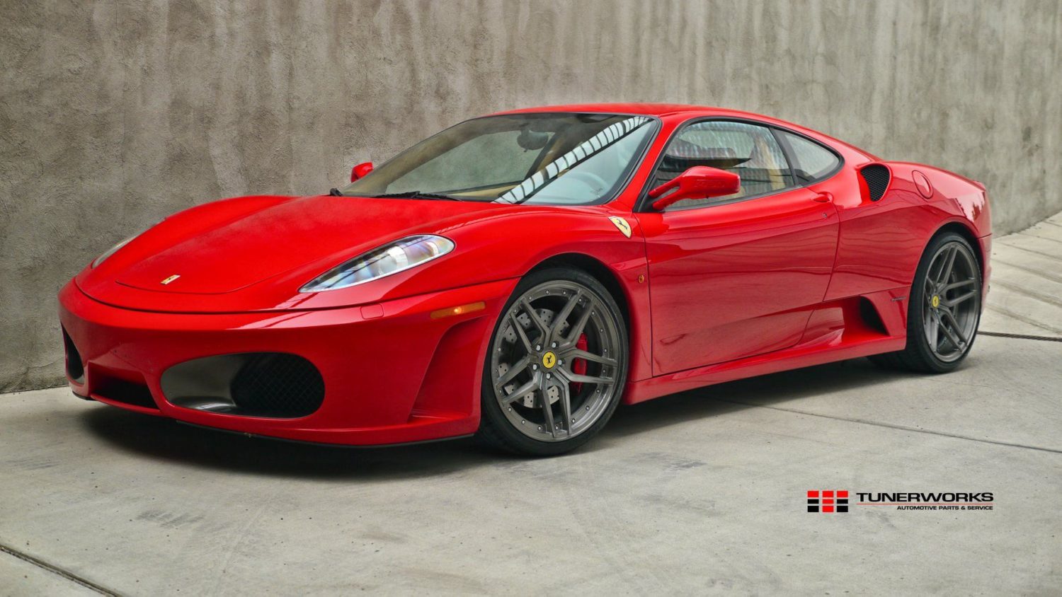 Ferrari F430 Red Rennen Forged RL-54X | Wheel Front