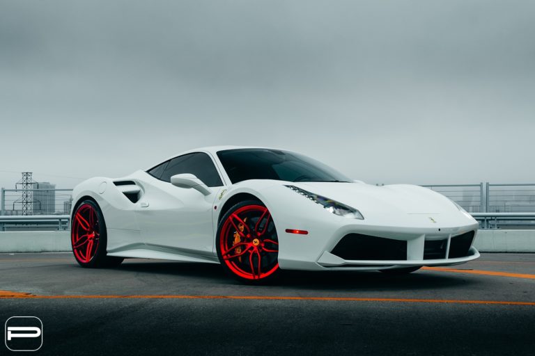 Ferrari 488 White PUR RS23 | Wheel Front